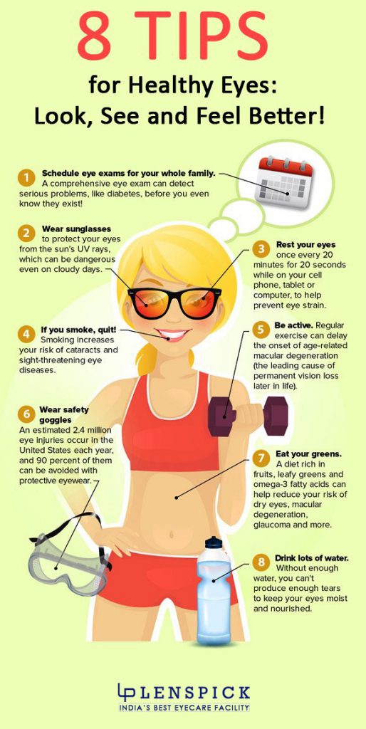 8 Tips For Healthy Eyes